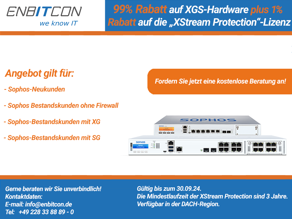 Exklusive Sophos-Promoaktion für Sie! | EnBITCon GmbH